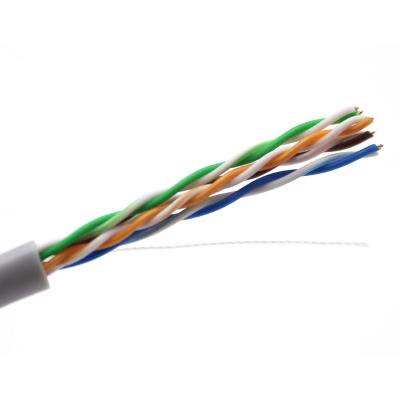 China CCA Conductor Ethernet Cat5e Lan Cable Utp Network Cable 305m for sale