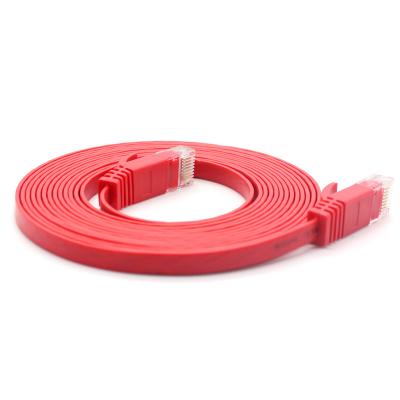 China 1M Flat Cat5e Network Cable , Ethernet HDPE UTP Cat 6 Patch Cord for sale