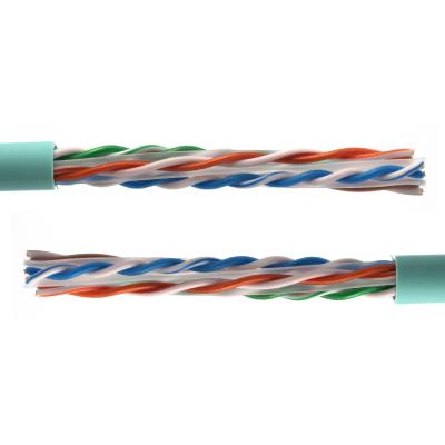 China Network Data Supply 4 Pair 23awg CAT6 UTP Lan Cable Color coded PE Insulation for sale