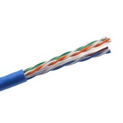 China Solid Bare Copper 305m 4 Pair 23AWG UTP Ethernet Cat6 Cable Lan Communication for sale