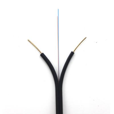 China FIBER OPTIC 1 CORE 1km Plywood Drum FTTH DROP CABLE SINGLE MODE INDOOR for sale