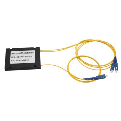 China 1x4 1x8 1x16 PLC Fiber Optic Splitter , FC / UPC Connector Type Abs Box Plc Splitter for sale