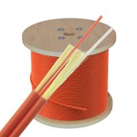 China Tight Buffer Duplex Indoor Fiber Optic Cable Single Mode / Multi Mode 1000m for sale