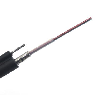 China 8 Core 12 Core 24 Core Armored Optical Fiber Cable Aerial Figure 8 GYTC8S GYTC8A for sale