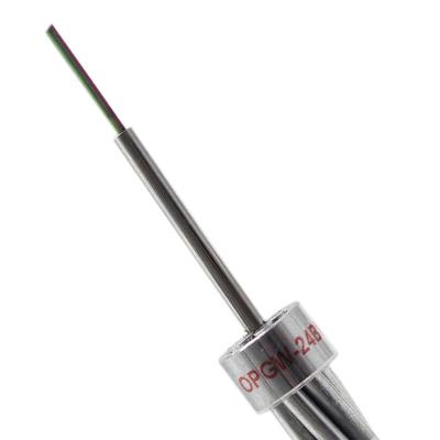 中国 中央Alは力コミュニケーションのためのステンレス鋼の管OPGWの光ファイバケーブルを覆った 販売のため