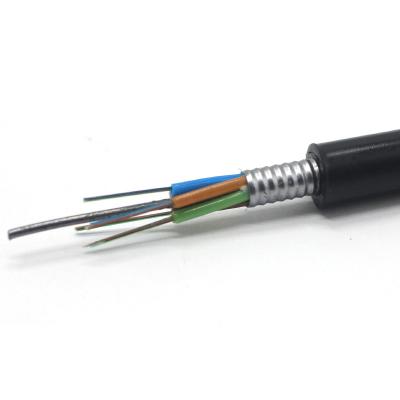 China Manufacturer Produce 10 12 24 Core GytS Outdoor Single Mode Fiber Optic Cable 48 96 Core for sale