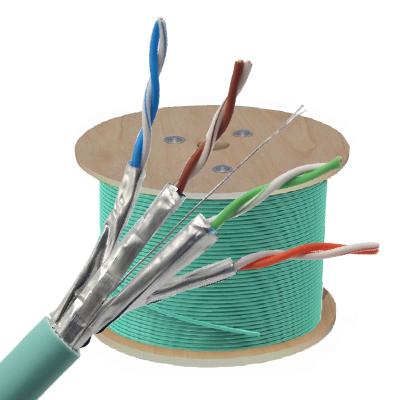 Китай Оболочка PVC UTP LSZH сетевого кабеля Cat6A перечисленная UL твердая медная продается