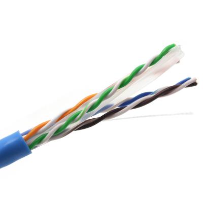 China Customized Ethernet 23AWG 305m Copper CCA Conductor UTP Lan Cable Cat6 For Internet for sale