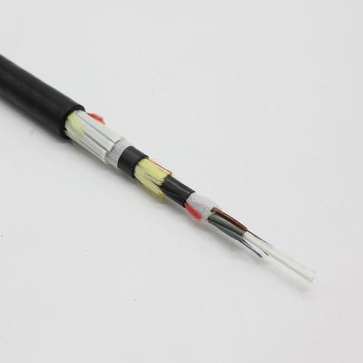 China Triple Jacket ADSS Fiber Optic Cable 6 12 24 48 Core Outdoor Fiber Optic Cable for sale