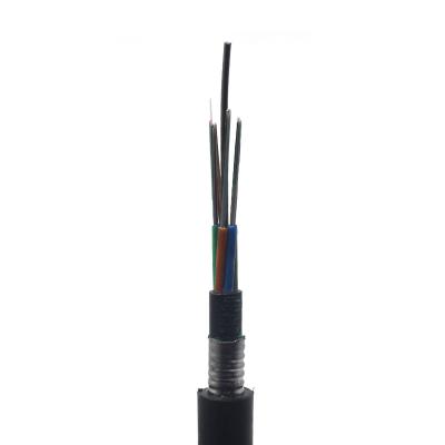 China 38-72 Core Direct Bury Fiber Optic Cable Underground Anti-rodent Armored GYTY53 GYTA53 for sale