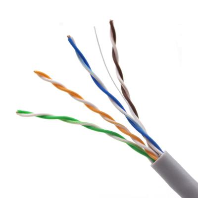 China 24AWG UTP Cat5e Outdoor LAN Cable with CCA Conductor and 10/100Base-T Data Rate Support for sale