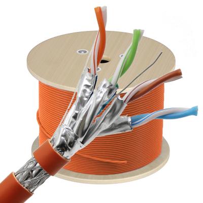 China China Manufacturer Cat7 305m Network Lan Cable Double Shielded 4 Pairs 23awg Cat6a LSZH Ethernet cable for sale