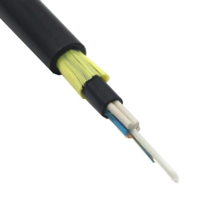 China Aéreo 12 24 96 Cable de fibra óptica exterior G652d Fibra auto-suportando ADSS não blindado à venda