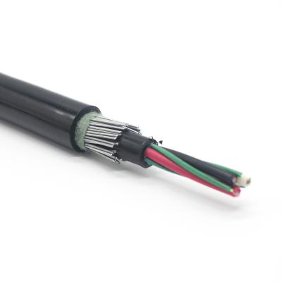 中国 GDTA GDTS 光電気ハイブリッド光ファイバーケーブル 12 ファイバーカウントとアルミテープ装甲層 販売のため