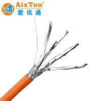 China Cat 7 Cable 23AWG Solid Pure Copper FFTP SFTP Shielded CAT7 Cat8 Network Cable for sale