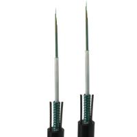 China PE Outer Jacket Material 24 Core Fiber Optic Cable for Durable Armor Design for sale