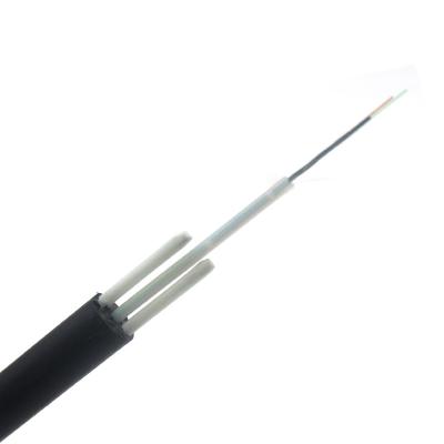 China Buitenste luchtvezeldropkabel met centrale losse buisconstructie G652D G657 SM MM PE-jas Mini ADSS GYFXTY FRP for sale
