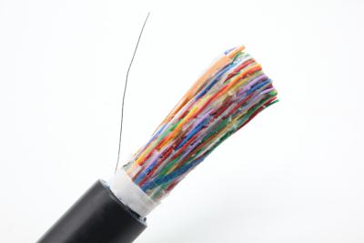 China Cat3 Solid 10P 25P 50P 150P 200P 300 Pairs Underground Copper Telephone Cable different length for sale