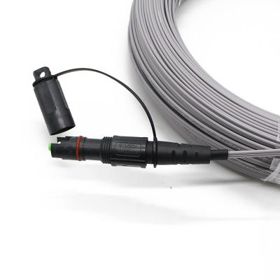 China IP67 wasserdichtes Corning weibliches Mini SCAPC 1M 2M 3M 5M 3,0 mm Gelb Kabel zum FC/APC OptiTap Outdoor Fiber Connector Patch Cord for sale