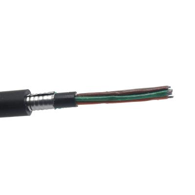 China 144 Core GYTA53 Direct Burial Outdoor Loose Tube Stranded Armoured Multi Underwater Cable Optic Fiber manufacturer for sale