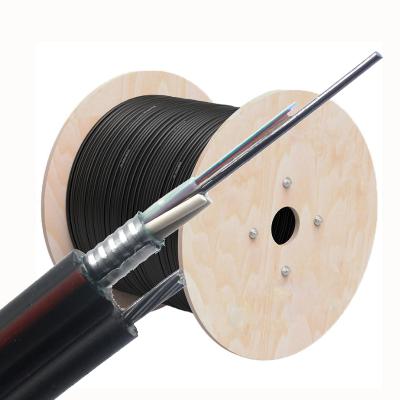 China GYTC8Y/GYTC8S/GYXTC8A/GYXTC8Y Aerial Armored Self-supported Mini Figure 8 Fiber Optic Cable Singlemode 9/125 Fiber Type for sale