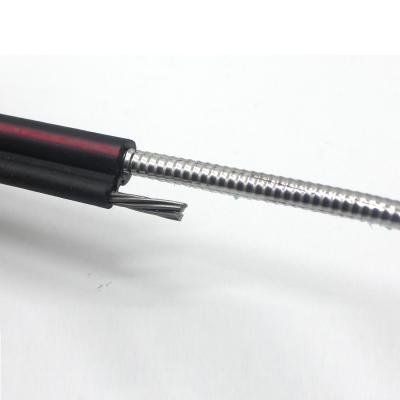 China GYC8A/GYTC8Y Aerial Armored Self-supported Mini Figure 8 Fiber Optic Cable 8 Core 12 24 48 Core for sale