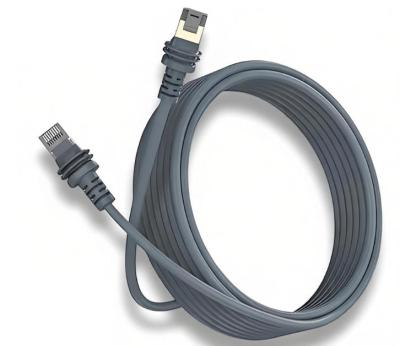 China 3rd Generation Straight Headed Rectangular Satellite Network Cable Gen3 Ethernet V3 Starlink Cable 10 Gigabit Shielded for sale