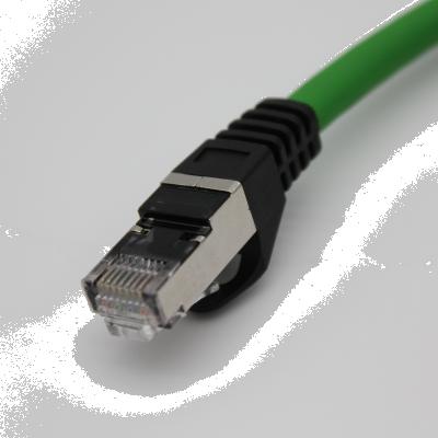 China Industrial Ethernet M12 4 Pin D Code to RJ45 High Flex CAT6 Shielded Waterproof for sale