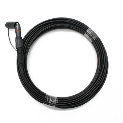 China Fiber Optic Drop Cable Assembly Toneable Flat Drop Cable Patch Cord FTTA Corning Opti-Tap Waterproof Patch Cord for sale