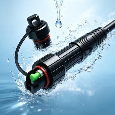 China IP67 Waterproof HUAWEI Mini SC/APC to SCAPC 1M 2M 3M 5M 10M 15M 5.0mm Black Fiber Optic Patch Cord for sale