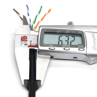 Cina Filo di rame all'aperto di UTP 24AWG di resistenza Cat5e del cavo UV della rete in vendita