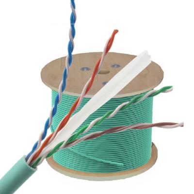 China 10G UTP CAT6A CAT7 CAT8 Cable 23AWG Solid Bare Copper PVC 1000ft for sale