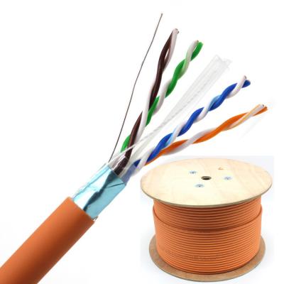 Cina Ftp nudo dell'interno STP del rame del cavo di Ethernet di LSZH 1000ft 23AWG CAT6 in vendita