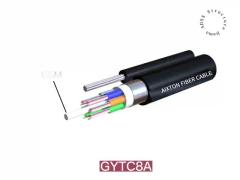 GYTC8S vastgelopen Losse Koorden 2 van de Vezel Optische Kabel Kern 4 6 8 12 16 24 48 72 96 144