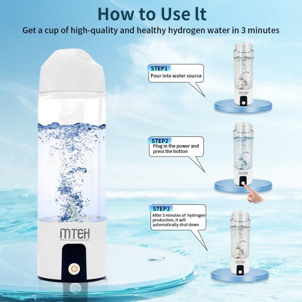 Quality Portable Hydrogen Cup Filter Kettle for Home and Health Improvement for sale