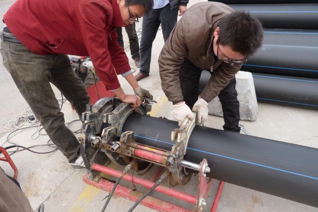 High-Performance Dredging HDPE Pipe in operation