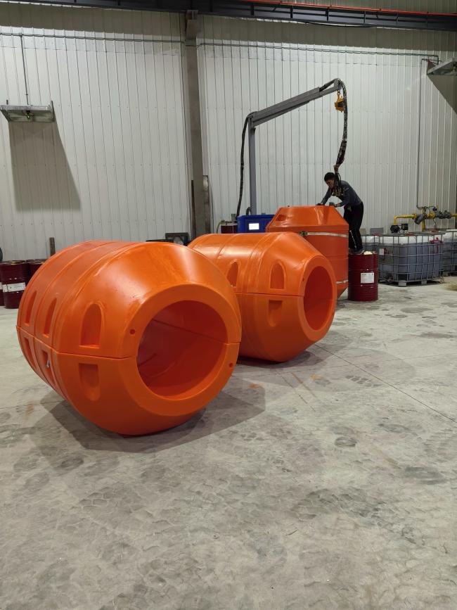Pipe Floaters in water application