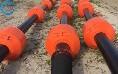 China Water Poly Pipe Floats Buoyancy 150kg High For Floating Dredge Pipes for sale