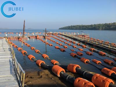 China Water Poly Pipe Floats Buoyancy 150kg High For Floating Dredge Pipes for sale