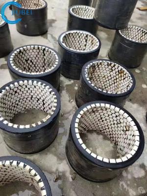 China Flexible Sand Discharge Hose Pipe Sump Pump Slurry Dredging Ceramic Lining Rubber for sale