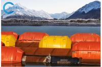 China Customized Yellow PE And PU Dredging Pipe Floats Impact Resistant for sale