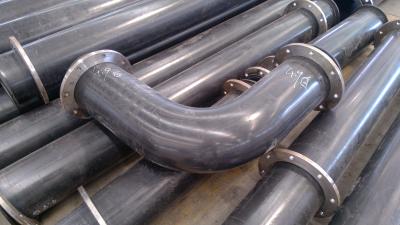 China DN500 HDPE Pipeline With White And Blue Stripes For Dredging for sale