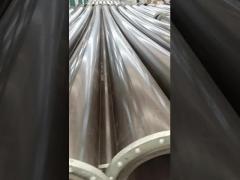 Tubería UHMWPE con bridas de 2-12 m para varias aplicaciones