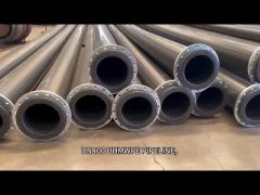Línea de descarga de aguas residuales de UHMWPE con flancos
