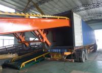 China Mobile Container Dock Ramp With Hydraulic Retractable Support Leg for sale