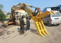 China Self Linked Mechanical Excavator Log Grapple With CE Approved for sale