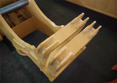 China Komatsu PC230 7 Tooth Rotating Log Grapple / Log Grab for Excavtor 23 Ton for sale