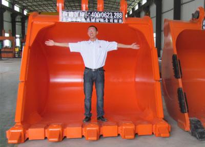 China Hitachi EX1900 Excavator 10 CBM Hardox450 Rock Bucket for sale
