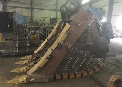 China Cubo amarillo Deepth 1380m m de la roca del excavador de la explotación minera con el material de Hardox en venta