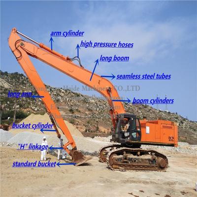 China 9-200 Tons Excavator Extended Boom Maximum Digging Reach As Model for Big Construction Projects for sale